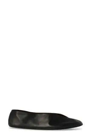 THE ROW Fay Ii Ballerina Flat - Black