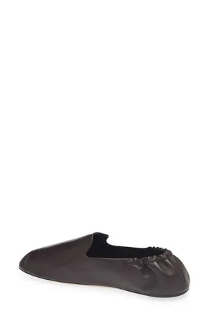THE ROW Casa Slipper Loafer - Lacquer Brown