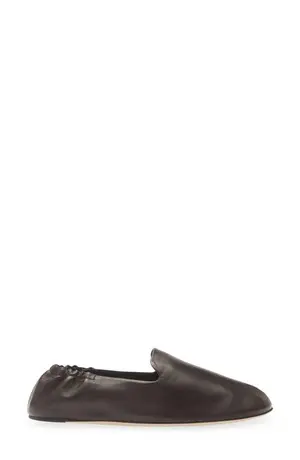 THE ROW Casa Slipper Loafer - Lacquer Brown