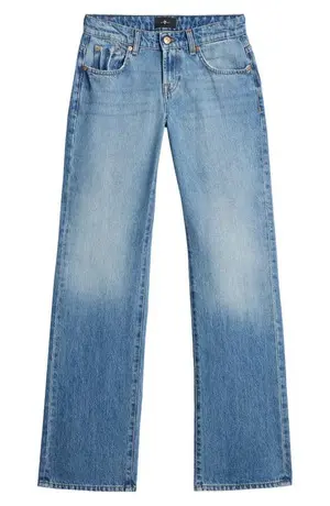 7 For All Mankind Low Straight Leg Jeans