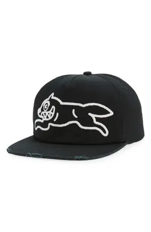 ICECREAM Embroidered Logo Baseball Cap - Black