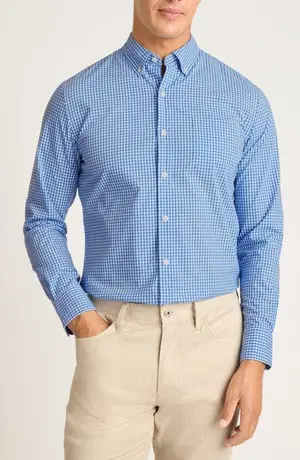 Bonobos Everyday Slim Fit Gingham Shirt - Multi Blue Gingham