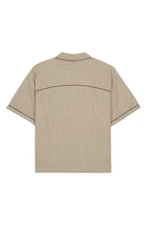 BRAIN DEAD Check Western Shirt