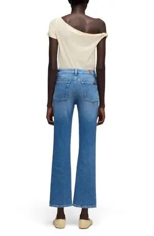 7 For All Mankind Crop Bootcut Jeans