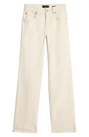 7 For All Mankind Calie Mid Rise Straight Leg Jeans