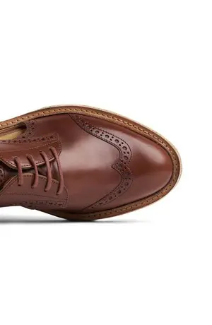 THE OFFICE OF US Ms. Sherman Leather Derby With Platform Sole