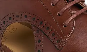THE OFFICE OF US Ms. Sherman Leather Derby With Platform Sole