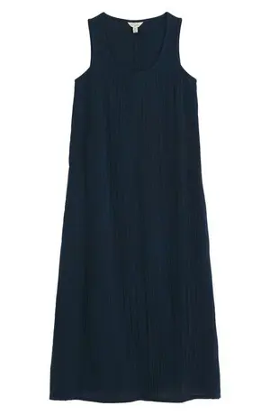 SEASALT CORNWALL Sleeveless Organic Cotton Dress - Maritime