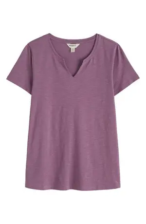 SEASALT CORNWALL Kellow Organic Cotton V-neck T-shirt