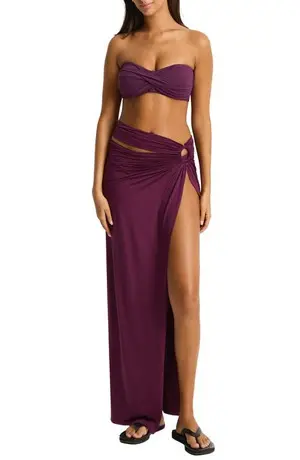 SEA LEVEL Essentials Edit Sarong - Claret
