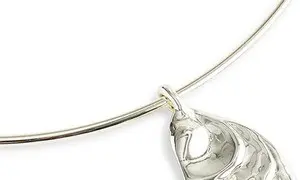 Madewell Shell Charm Wire Choker Necklace