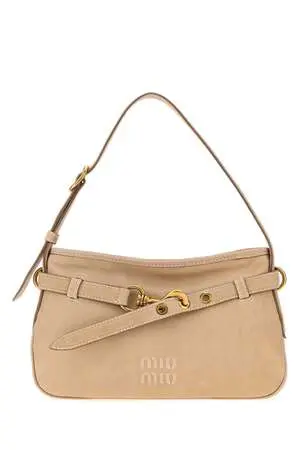 Miu Miu Embroidered Canvas Bucket Bag - Multicolor