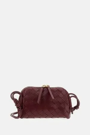 Bottega Veneta BOTTEGA VENETA Nappa Leather Intrecciato Pouch With Gold Finish Hardware Multicolor