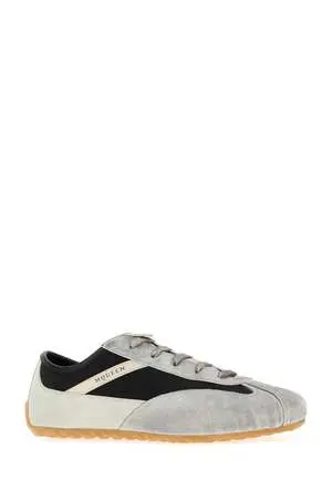 Alexander McQueen Two-tone Leather And Fabric Boxe Sneakers - Multicolor