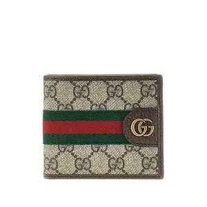 Gucci Ophidia' Bi-fold Wallet - Brown
