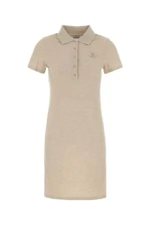 Burberry Sand Piquet Polo Dress - Brown