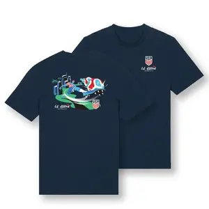 USCAPE APPAREL Usmnt 2026 Host City Los Angeles Script T-shirt - Navy