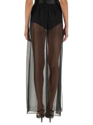 Dolce & Gabbana Silk Chiffon Maxi Skirt