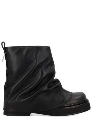 Attico Robin Mini Combat Boots - Black