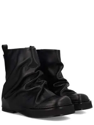 Attico Robin Mini Combat Boots - Black