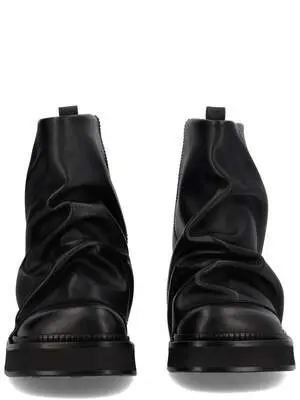 Attico Robin Mini Combat Boots - Black