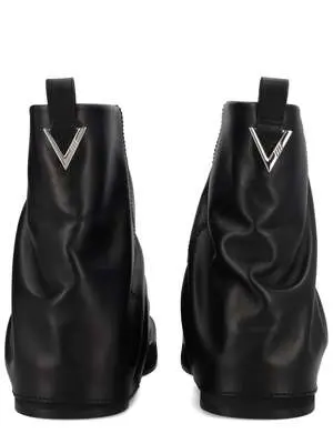 Attico Robin Mini Combat Boots - Black