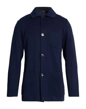LARDINI Cardigan Size Cotton - Navy