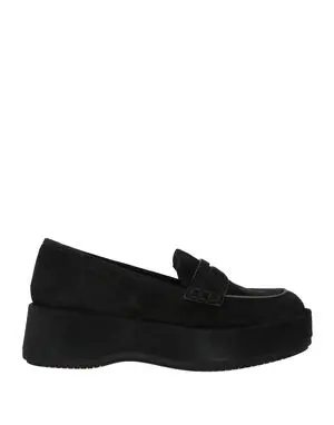 PALOMA BARCELO Suede Chunky Wedge Loafers