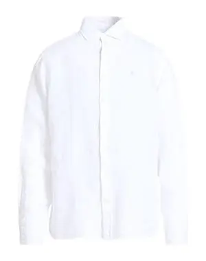 HACKETT Man Shirt White Size Xxl Linen White