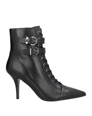 Pinko Ankle Boots Size Leather - Black