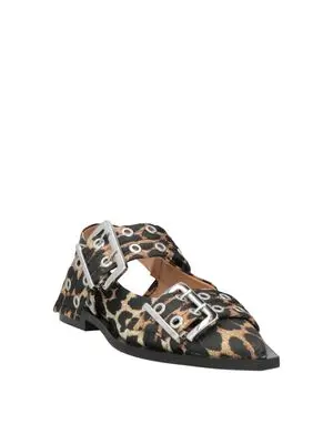 GANNI Ballet Flats Size Textile Fibers