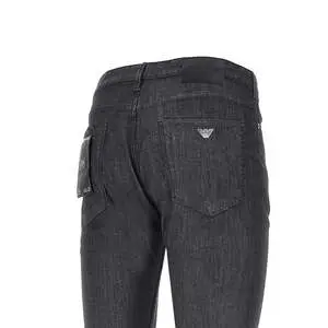Emporio Armani J06 Slim Fit Stretch Denim Jeans - Black