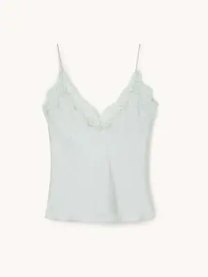 RÓHE Lace Silk Camisole
