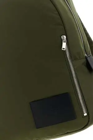 JIL SANDER Olive Fabric Urban Backpack