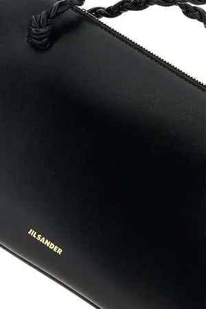 JIL SANDER Leather Tangle Tent Shoulder Bag