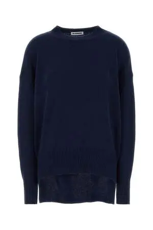JIL SANDER Cashmere Oversize Sweater - Blue