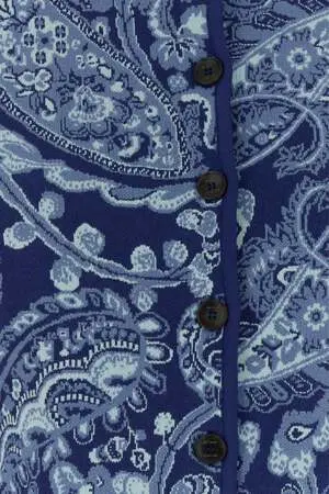 Etro Embroidered Knit Cardigan