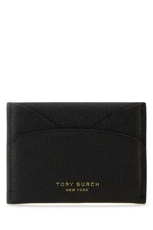 Tory Burch Leather Card Holder - Black