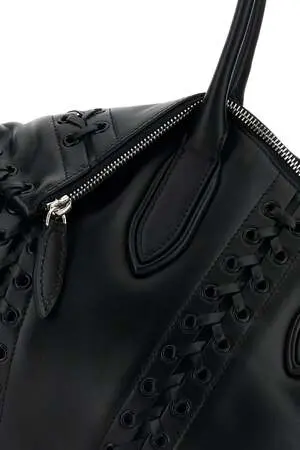 Alexander McQueen Leather Manta Shoulder Bag