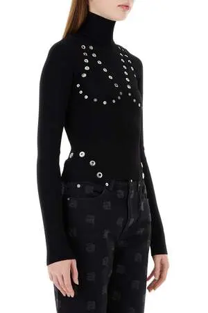 Off-White Viscose Blend Top