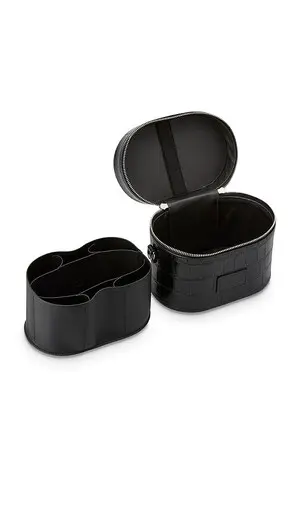 ETOILE COLLECTIVE Oval Vanity Case - Black