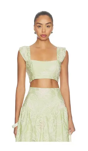 ESPECIA Margarita Crop Top - Green