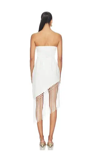 SNDYS. Caspian Mini Dress With Tassel Trim