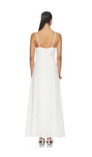 SEVEN WONDERS Unity Low Plunge Maxi Dress - White