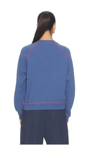 Donni. Eco-terry Contrast Stitch Sweatshirt