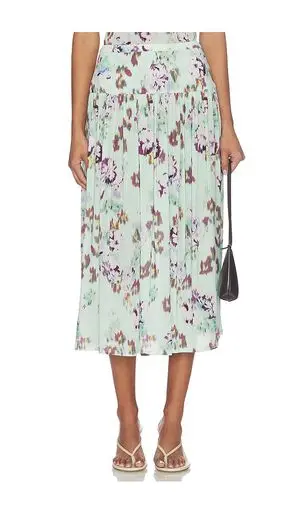 Ulla Johnson Blanche Jersey Skirt In Blue - Oasis