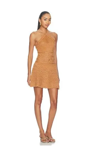 Retrofete Florentina Crochet Halterneck Dress