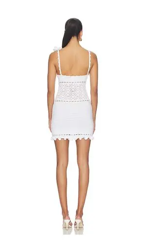 Retrofete Orleane Crochet Mini Dress