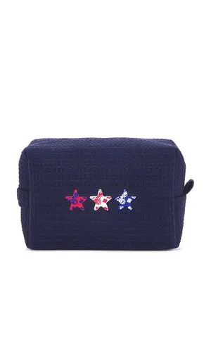 ABBODE July 4th Stars Waffle Pouch - Navy