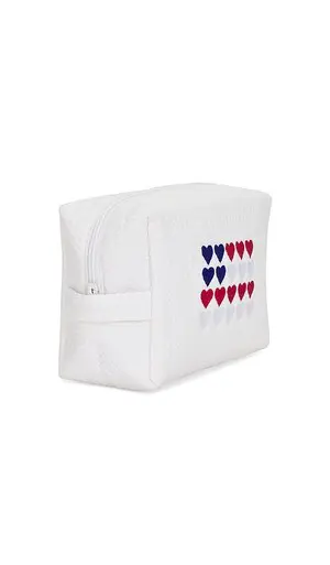 ABBODE July 4th Heart Flag Waffle Pouch